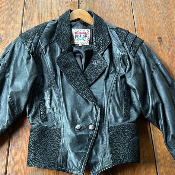Vintage | Jackets & Coats | Vintage Totally Convinced Adler Black ...